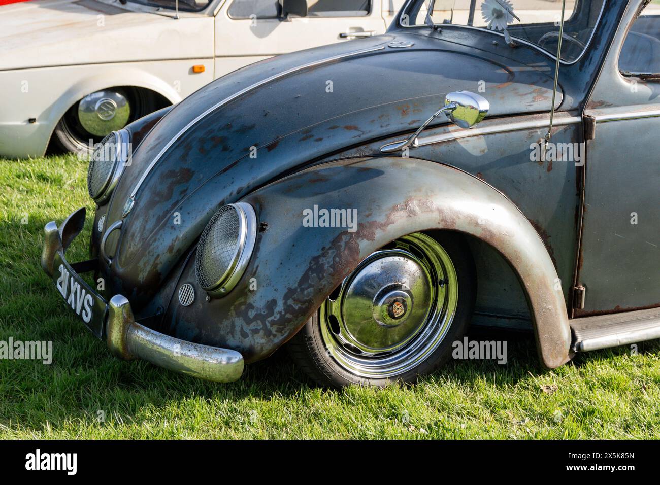 Volkswagen Beetle, Wheels Up North, Longridge Stock Photo - Alamy