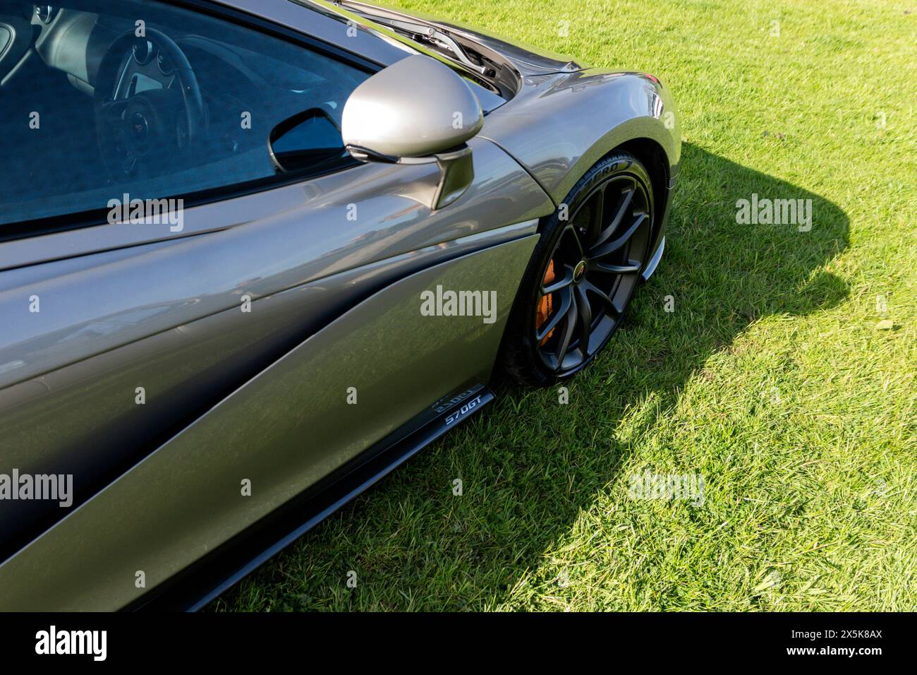 McLaren 570GT. Wheels Up North Longridge Stock Photo - Alamy