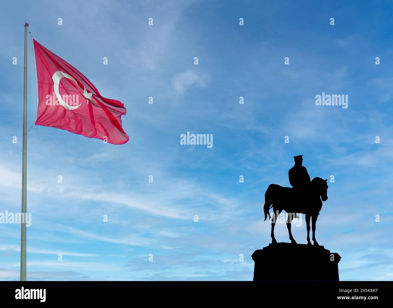 Ataturk's statue, symbolizing victory, freedom, and democracy in Turkey ...