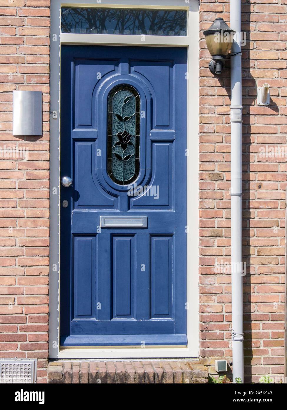 Colorful doors in the historical town of Marken in The Netherlands ...
