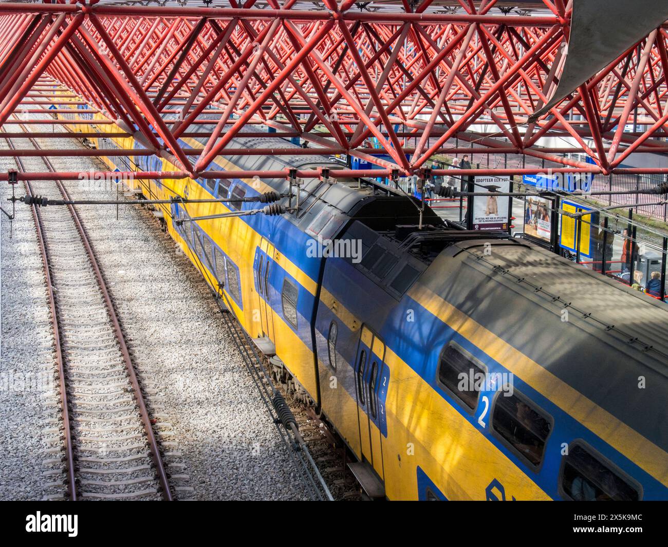 Holland, Netherlands, Zaandam. The main railway station of Zaandam ...