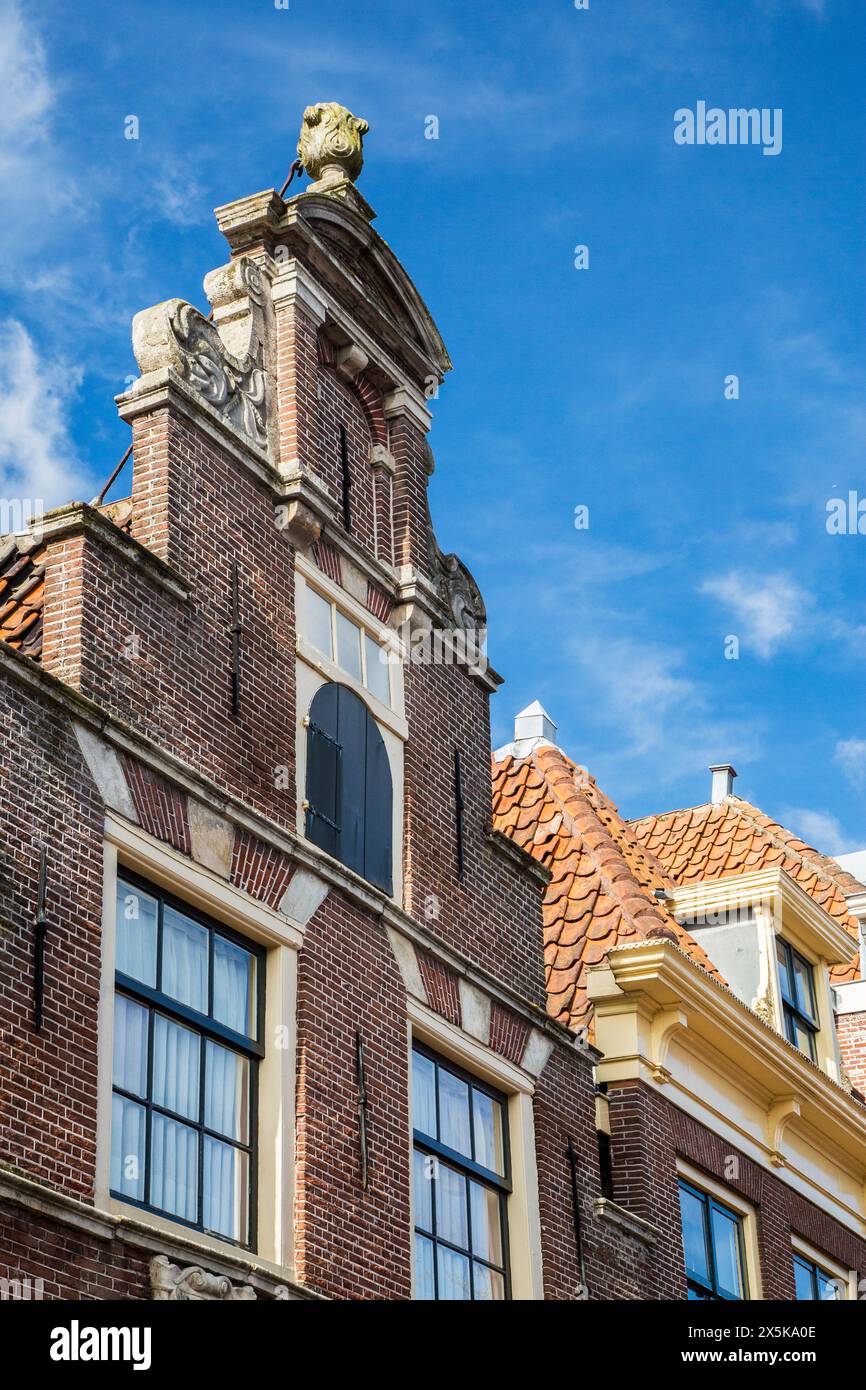Dutch architecture in the town of Alkmaar. (Editorial Use Only Stock ...