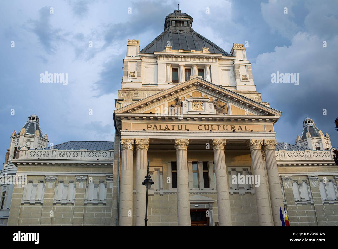 Cultural palace in the city of Arad,Romania. High quality photo Stock ...