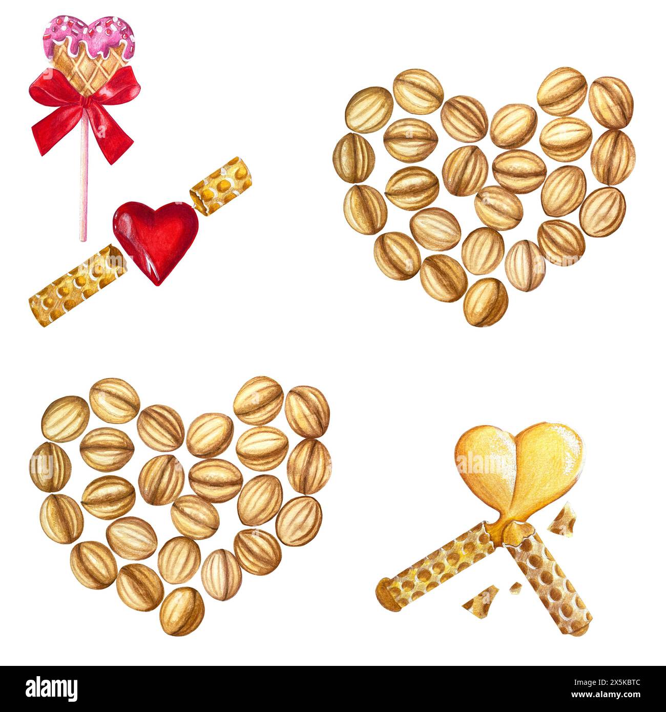 Hand drawn bakery Cut Out Stock Images & Pictures - Alamy