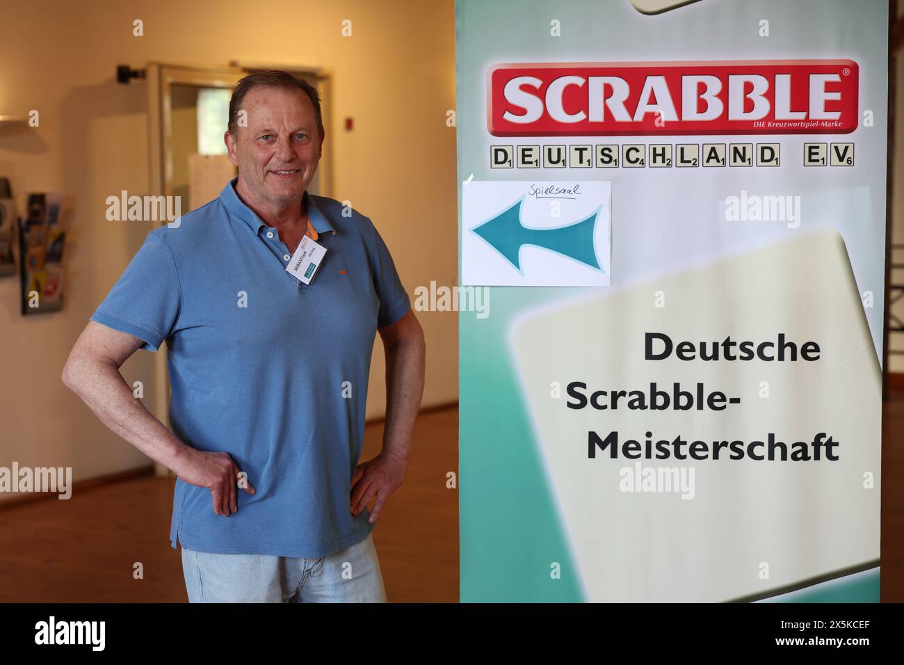 Minden, Germany. 10th May, 2024. Sebastian Herzog, Scrabble Deutschland ...