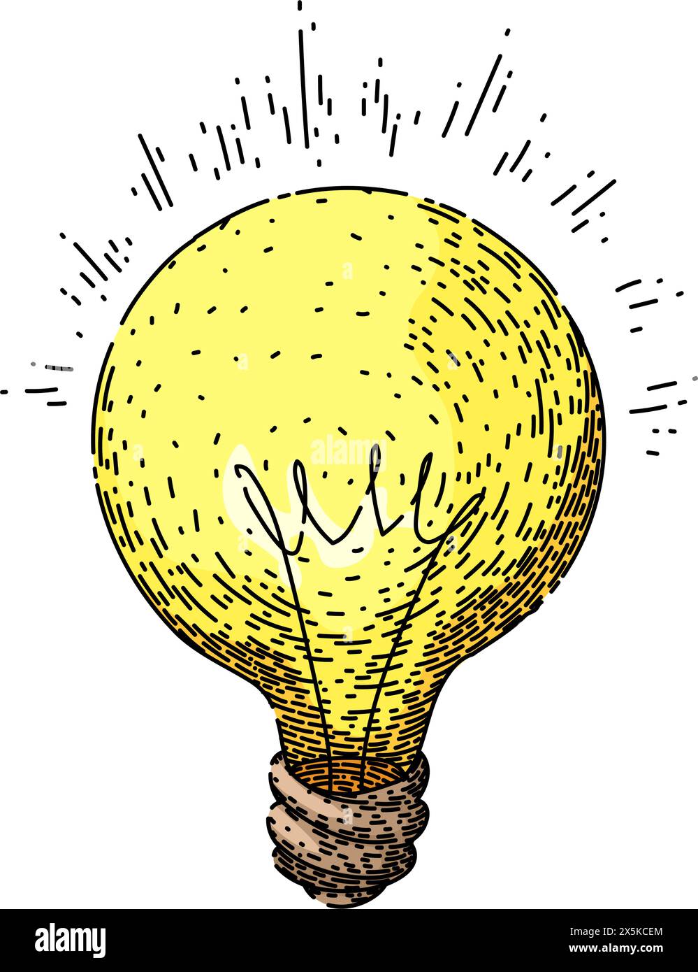 Vintage filament edison bulb Cut Out Stock Images & Pictures - Alamy