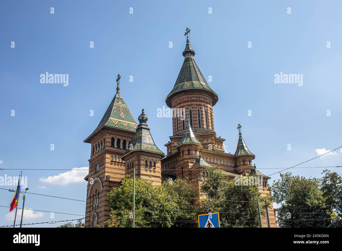 The Romanian Orthodox metropolitan cathedral in Timisoara. High quality ...