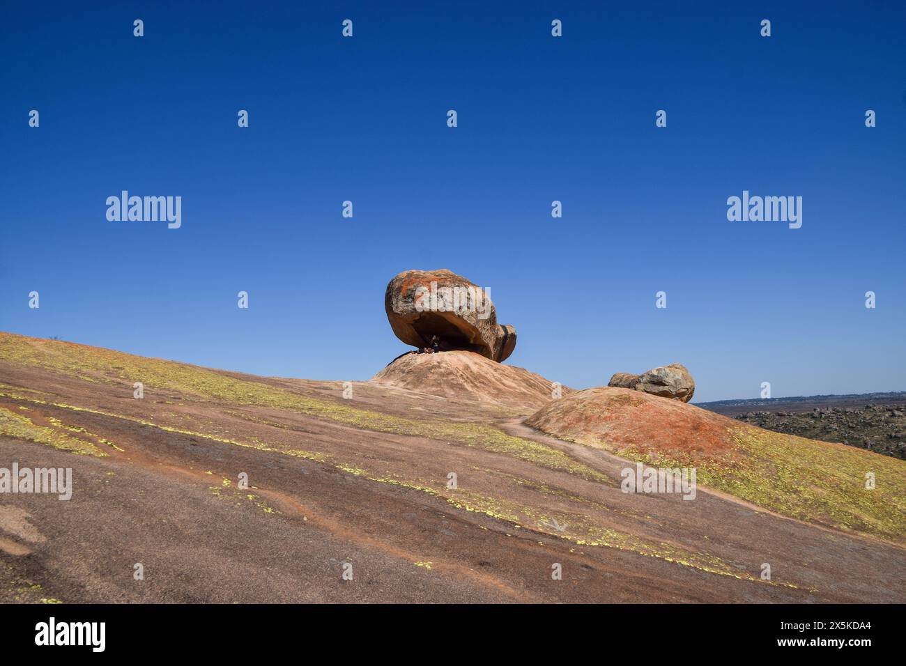 Zimbabwe. 1st May 2024. Balancing rocks at Domboshawa. Credit: Vuk ...
