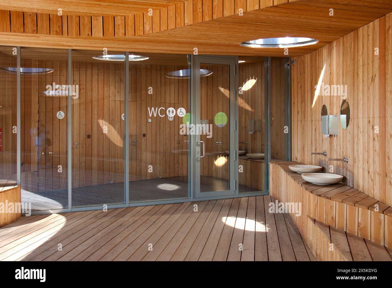 The Estonian Road Museum, visitor facilities, modern architecture, a ...