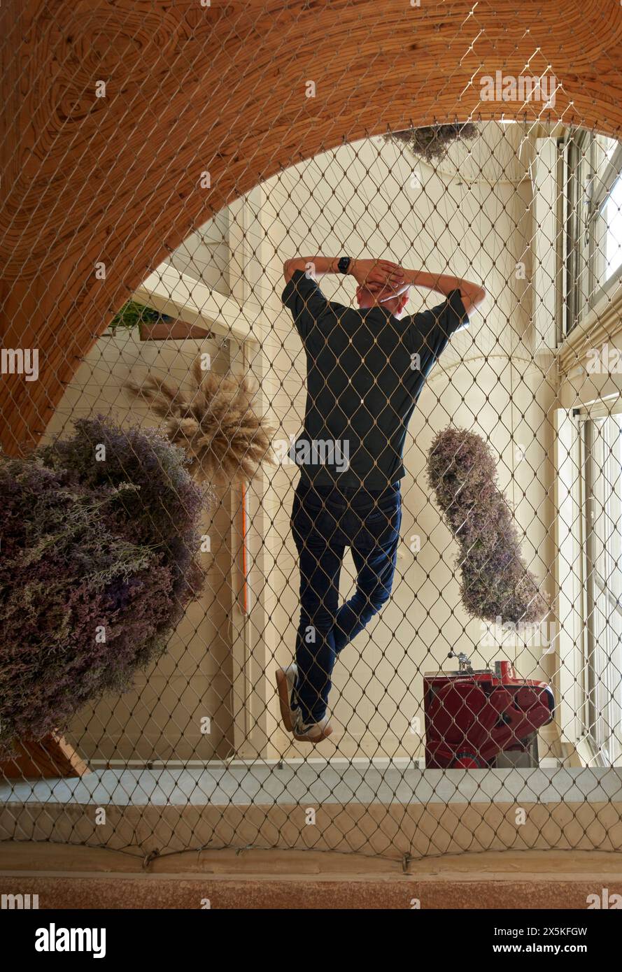 Hammock feature from below. ACME Offices, London, United Kingdom ...