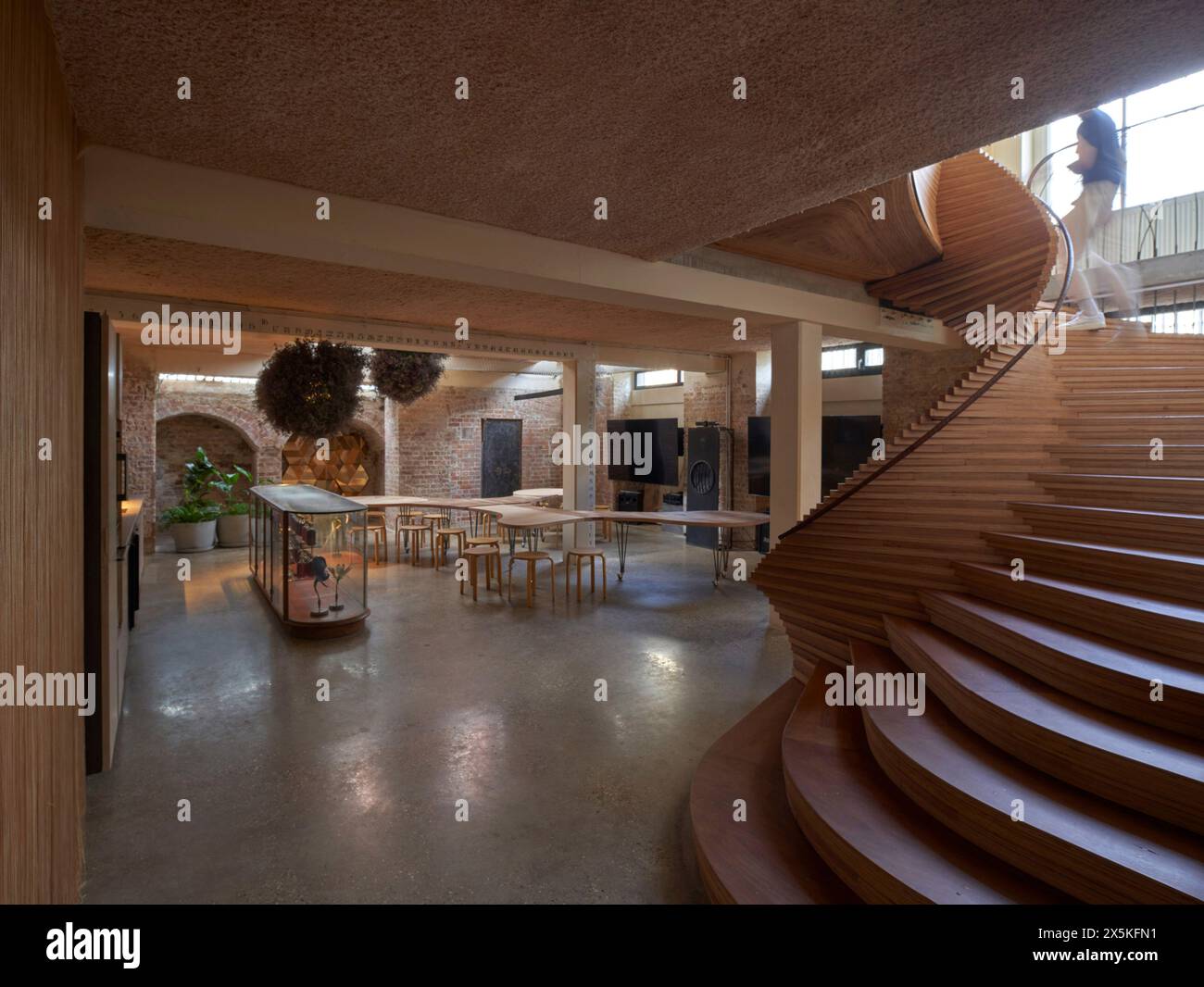 Break out area and stairway to basement. ACME Offices, London, United ...