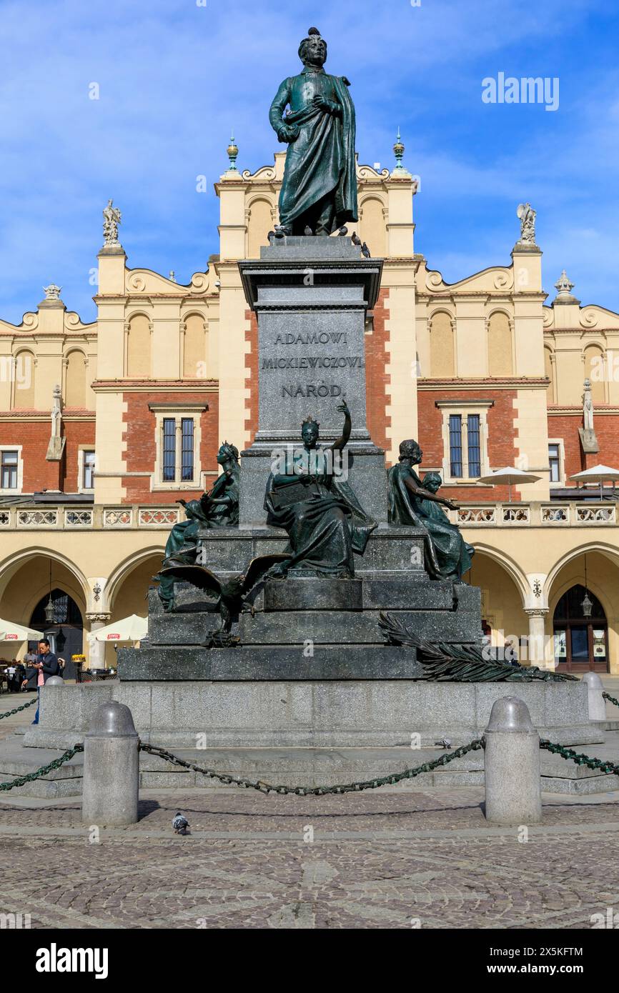 Statue of adam mickiewicz hi-res stock photography and images - Alamy