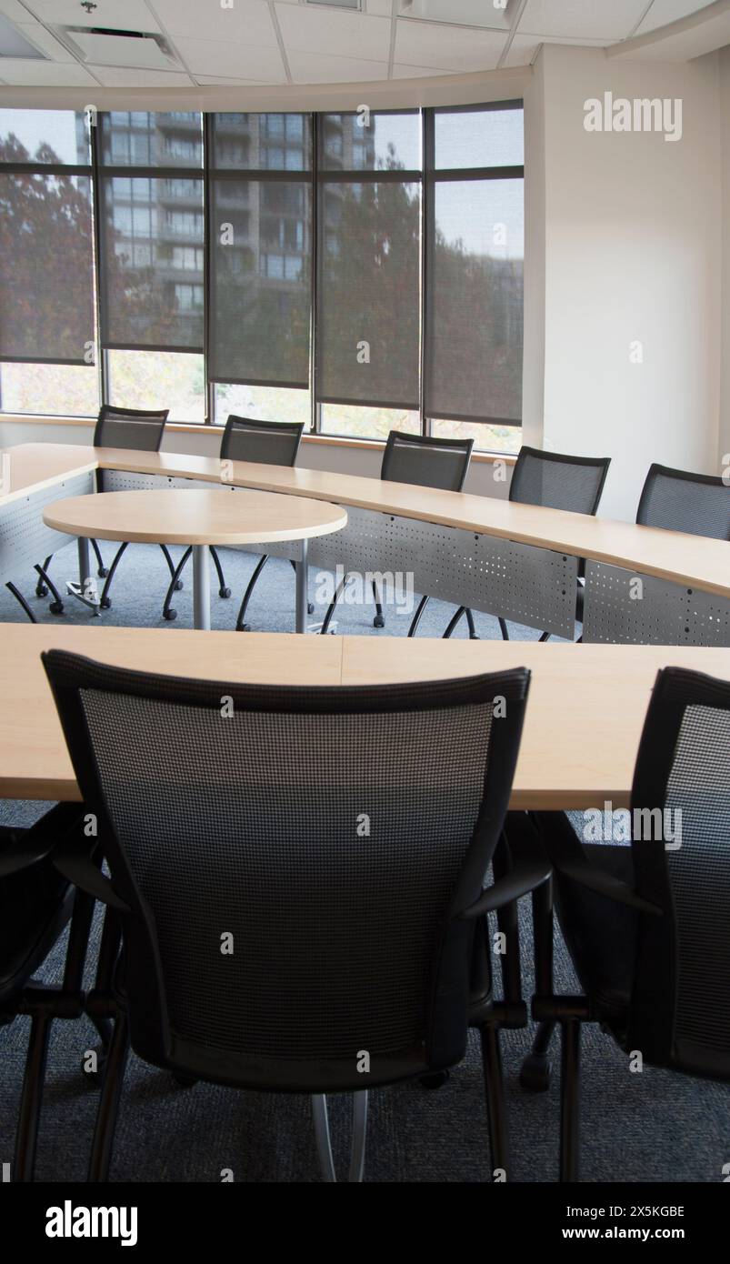 Meeting room and no people and vertical hi-res stock photography and ...