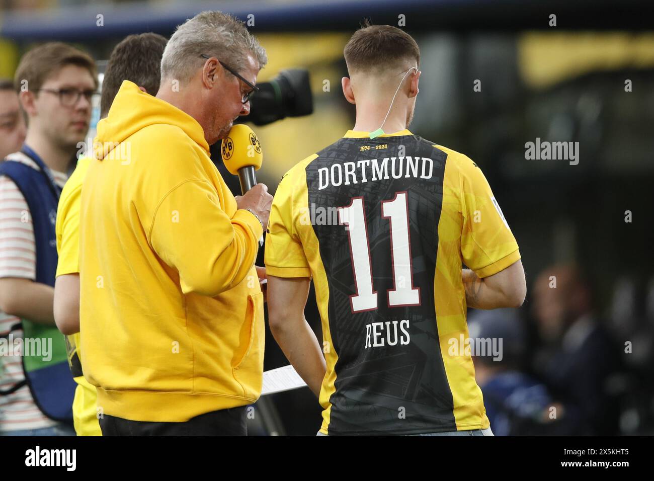 DORTMUND - fan with Marco Reus of Borussia Dortmund on his shirt during ...