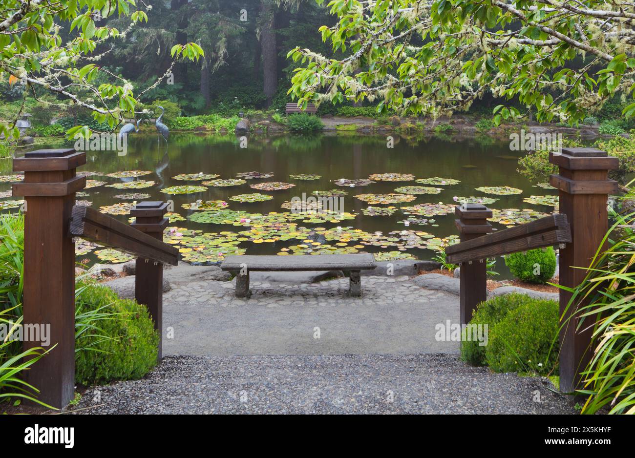 Shore Acres State Park botanical gardens, an Oregon State Park on Cape ...
