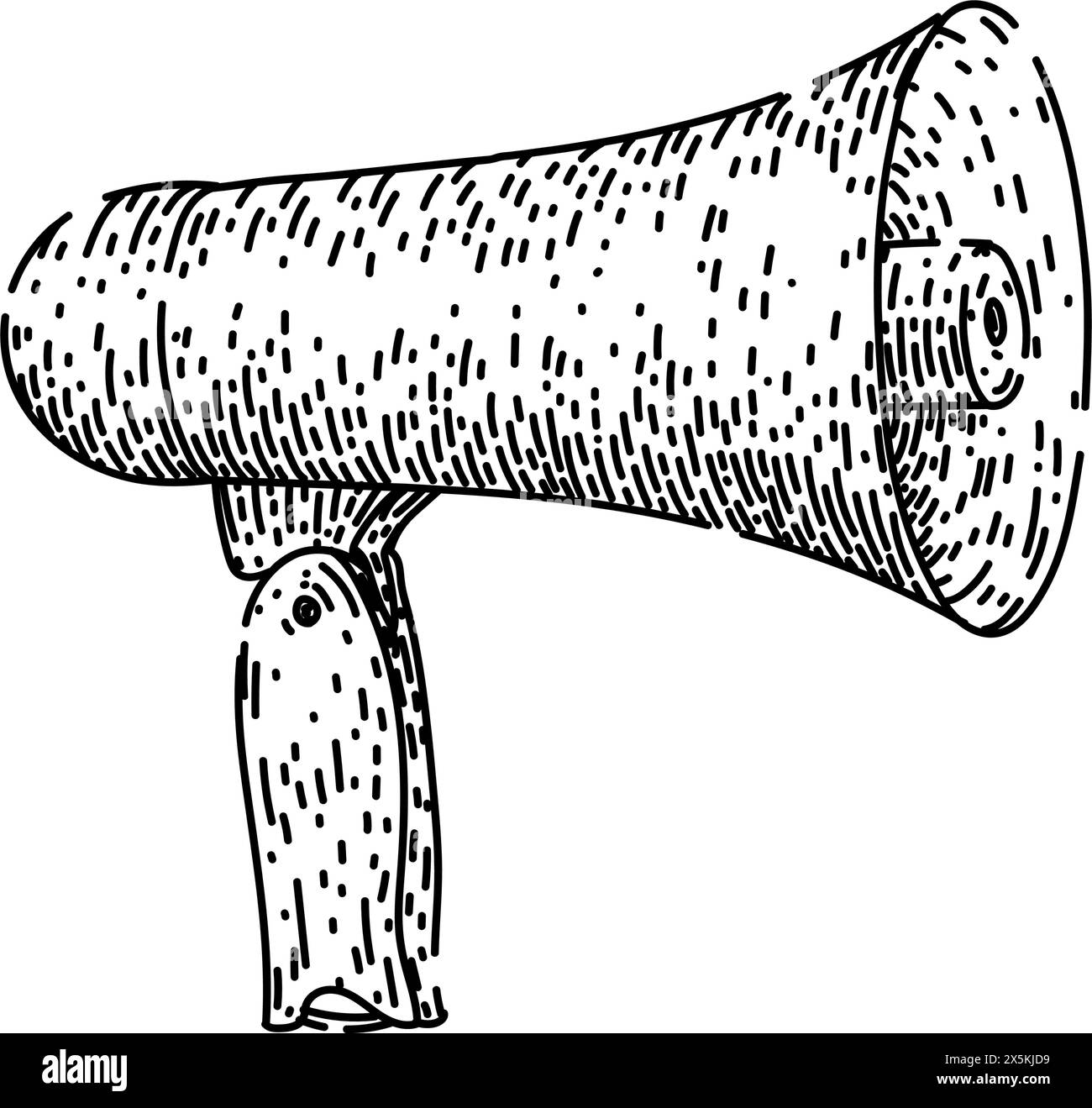 loud megaphone sketch hand drawn vector Stock Vector Image & Art - Alamy