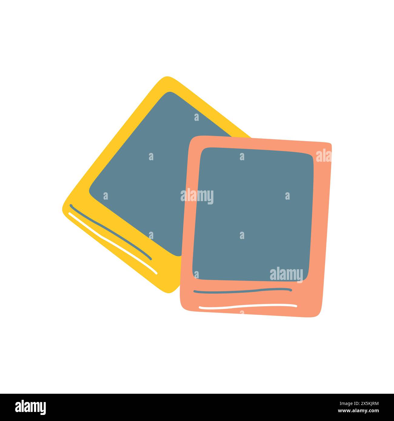 Collage photo frames flat Cut Out Stock Images & Pictures - Alamy