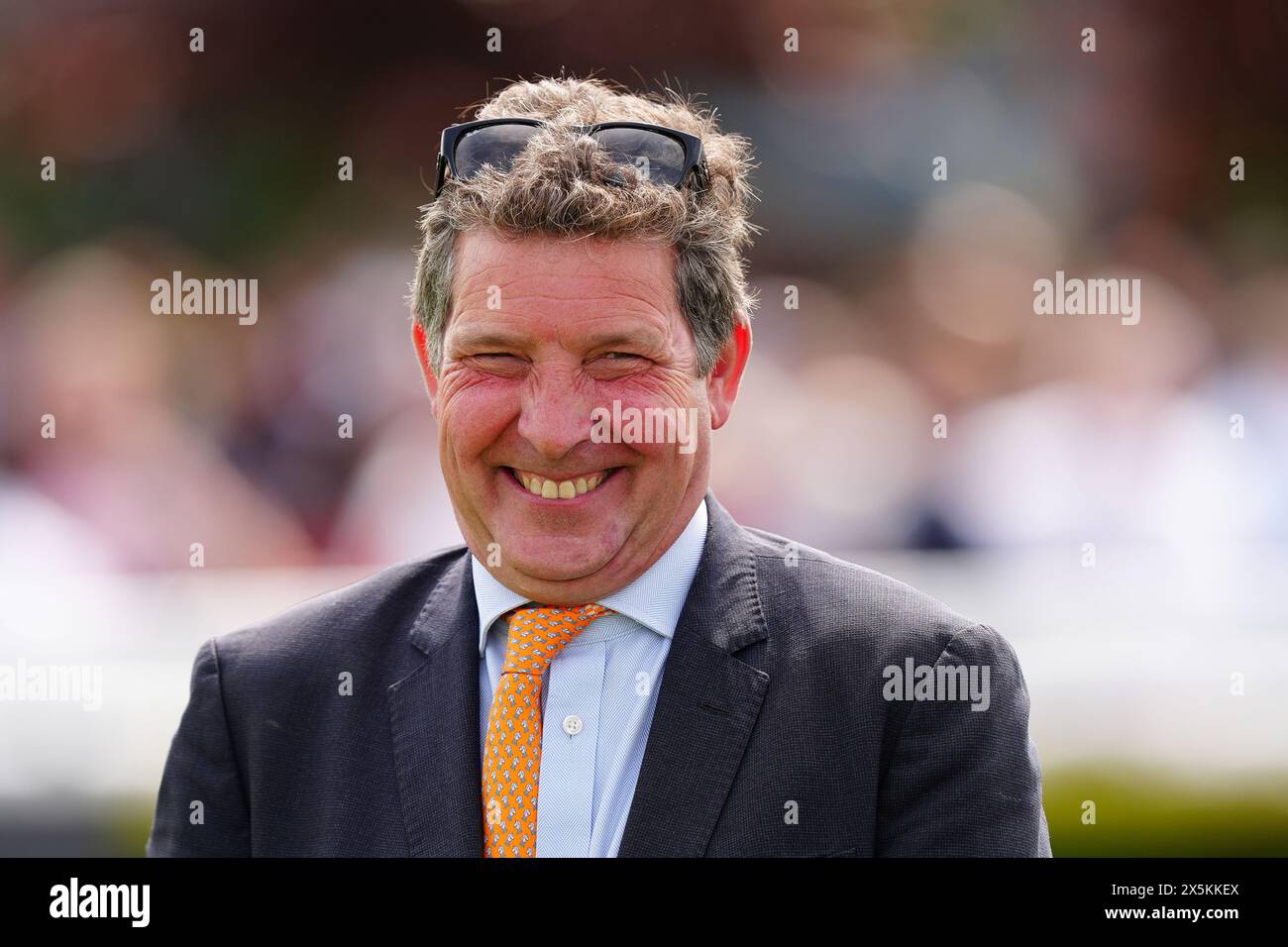 Trainer Ian Williams during the Boodles May Festival Chester Cup Day at ...