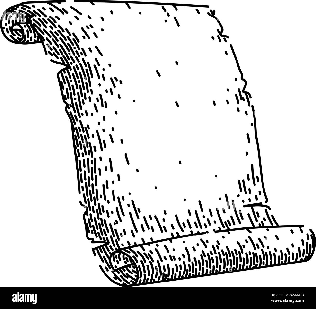 texture scroll paper sketch hand drawn vector Stock Vector Image & Art ...