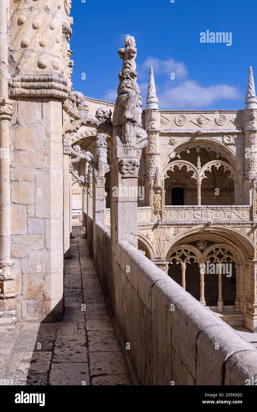 Portugal, Lisbon. The Jeronimos Monastery, burial site of Vasco da Gama ...
