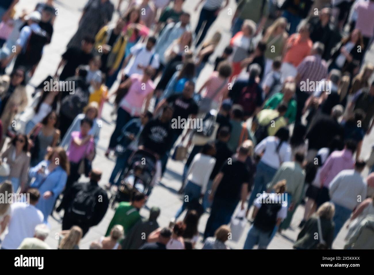 Stuttgart, Germany. 10th May, 2024. People walk along Königstrasse ...