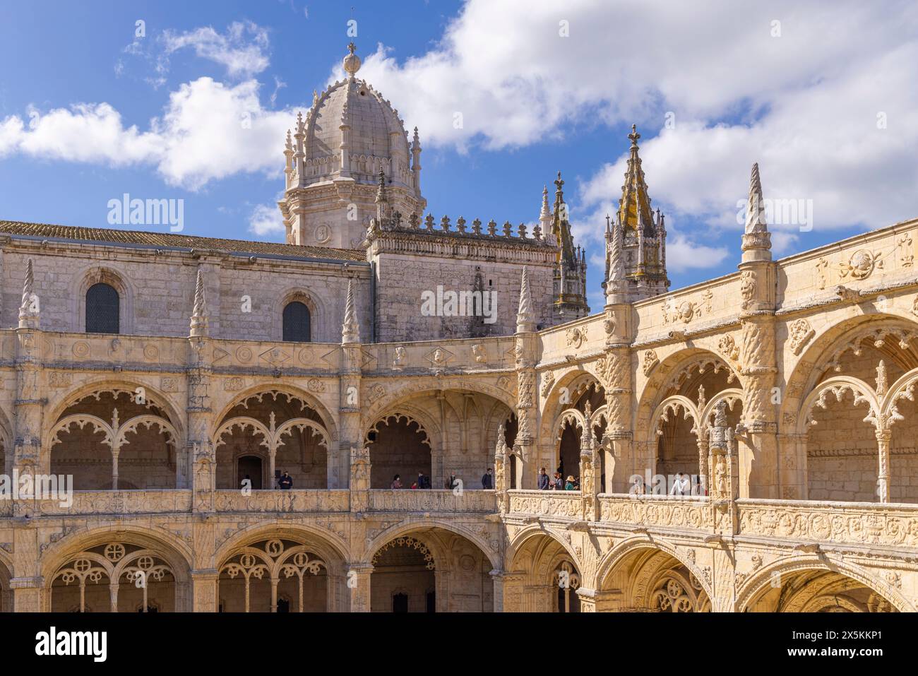 Portugal, Lisbon. The Jeronimos Monastery, burial site of Vasco da Gama ...