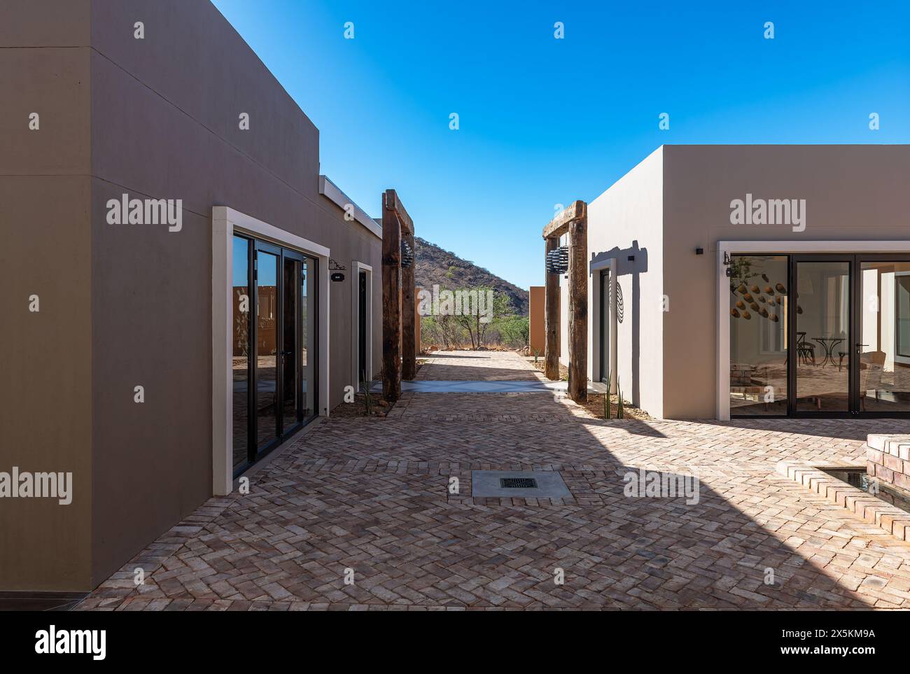 Building Of The Lodge Damaraland, Khoriax, Namibia Stock Photo - Alamy