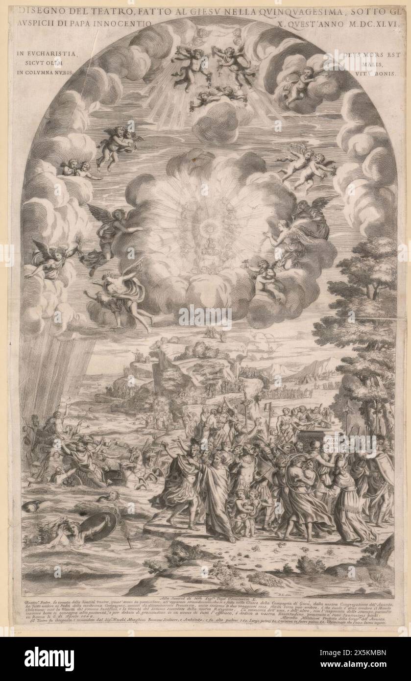 Dominique Barrière/Theater designed by Mr. Nicolò Menghini, 1646 ...