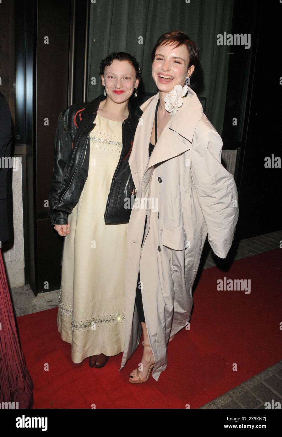 Tallulah Haddon (left) and Anna Prochniak at the British Vogue x Netflix BAFTA TV pre-party ...