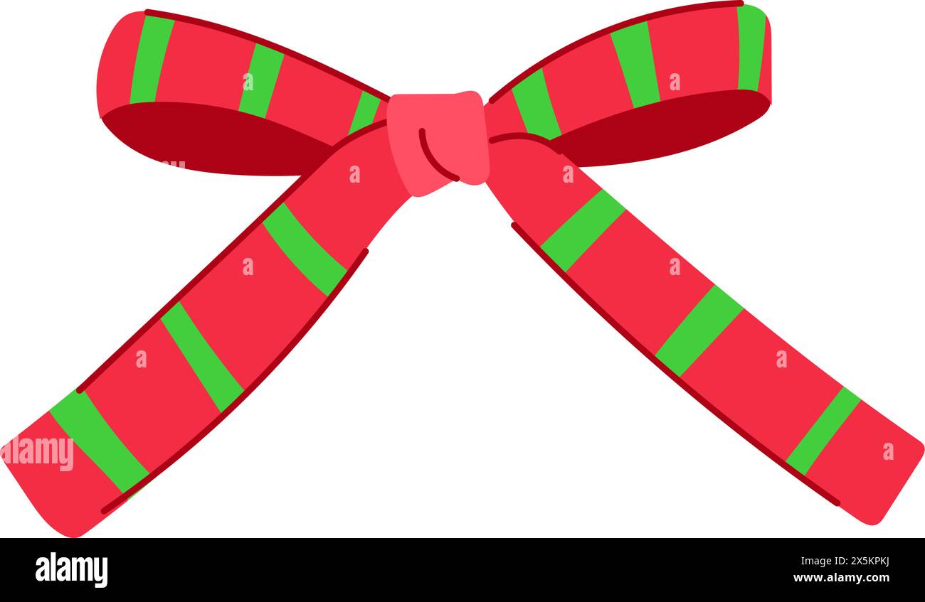 pink hair ribbon cartoon vector illustration Stock Vector Image & Art ...