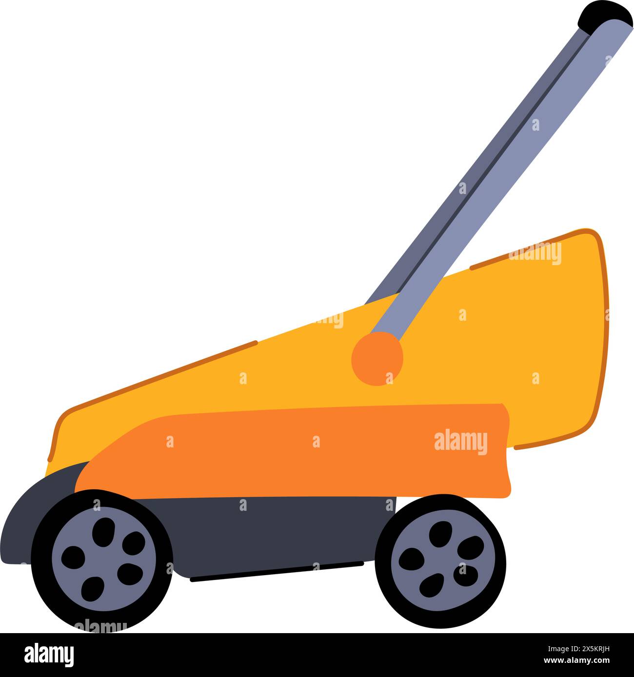 Cartoon lawn tractor Stock Vector Images - Alamy