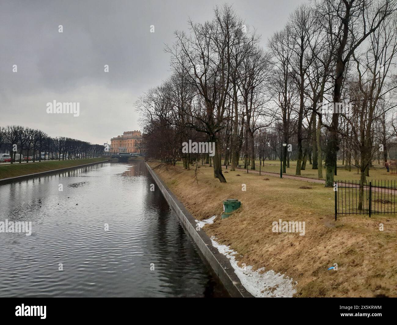 The river bank and view of the Engineer's castle, Saint Michael's ...