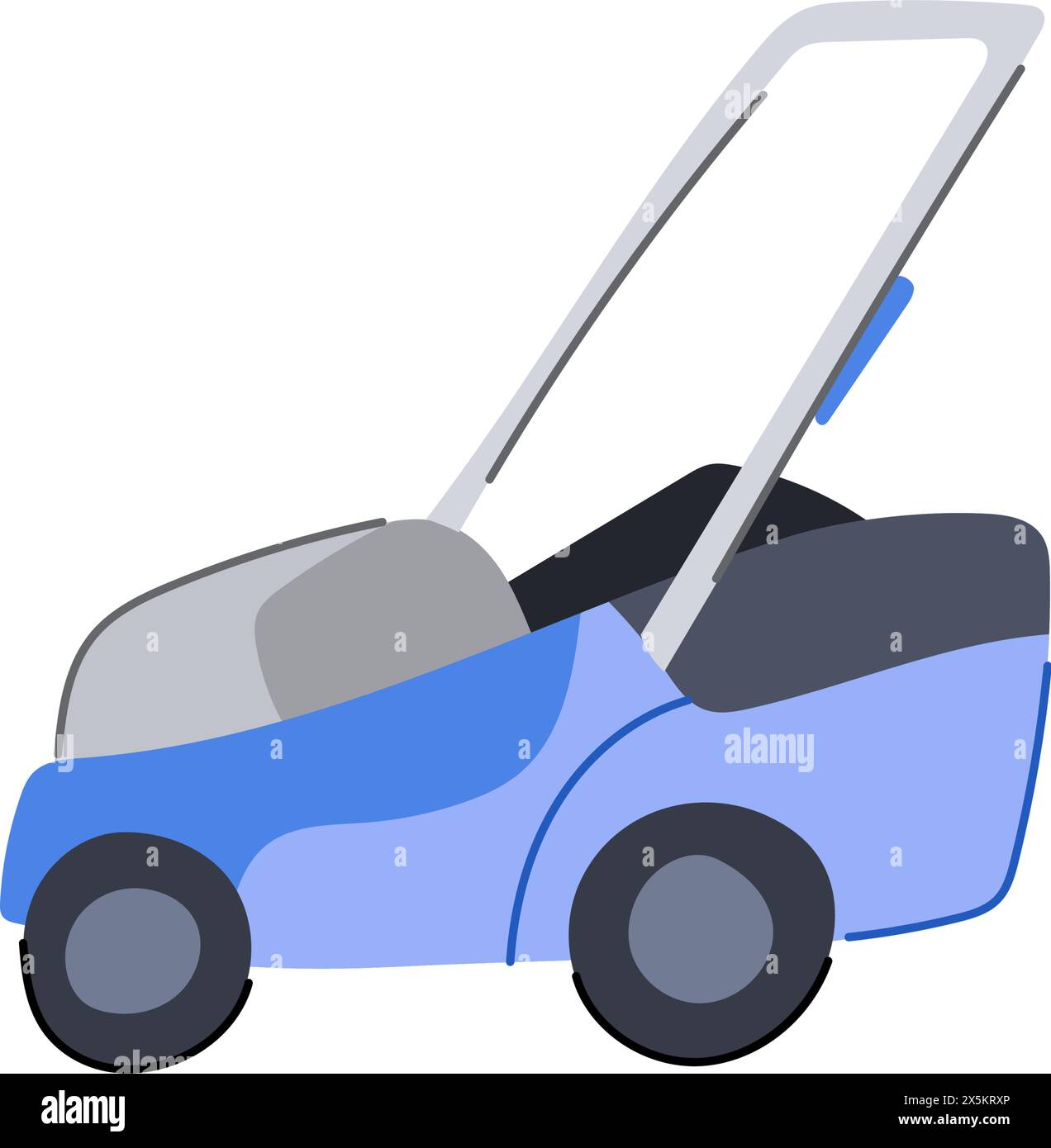 Cartoon lawn tractor hi-res stock photography and images - Alamy