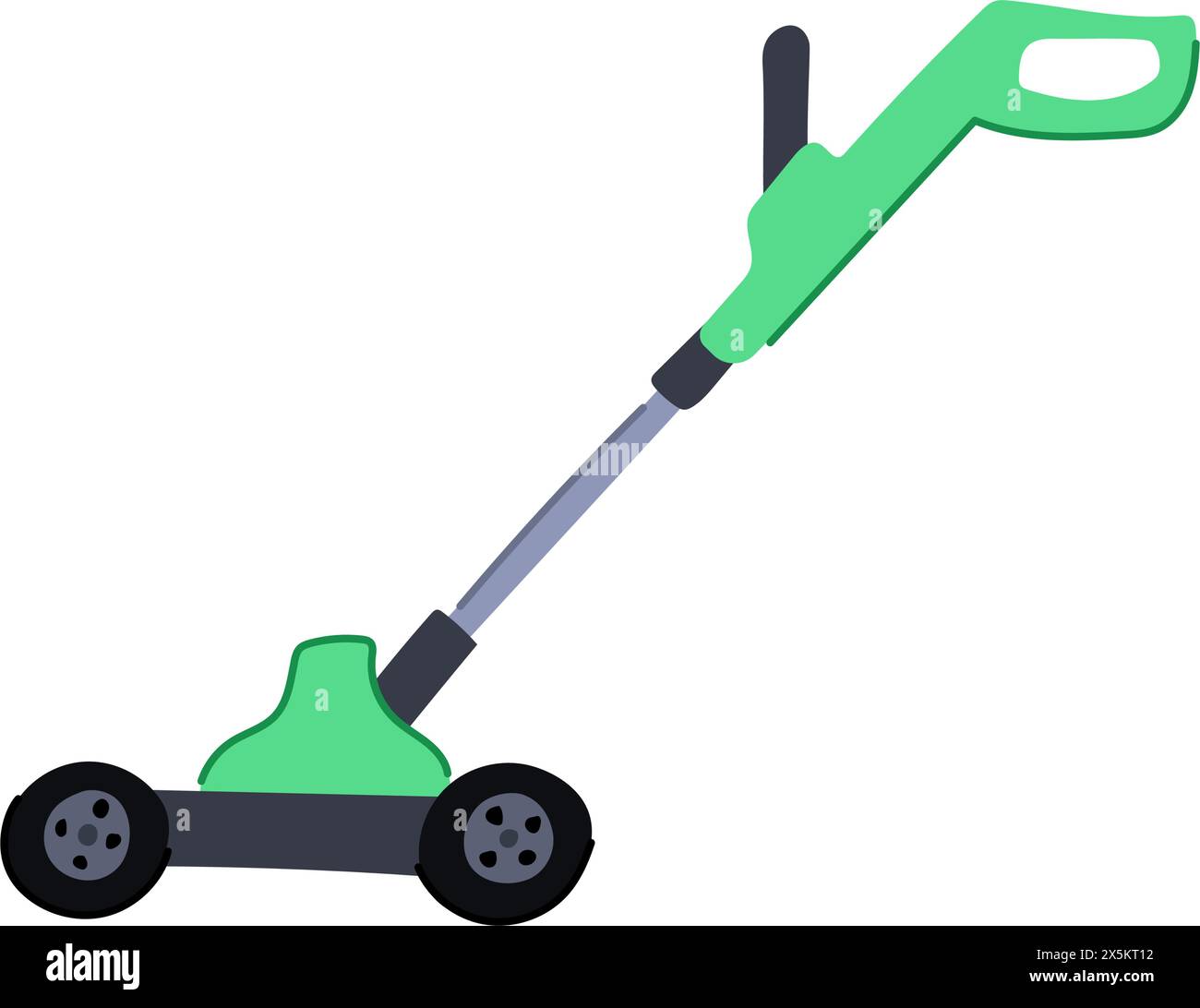 tractor lawn mower cartoon vector illustration Stock Vector Image & Art ...