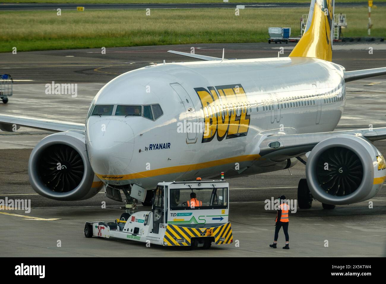 © Arnaud BEINAT/Maxppp. 2024/05/09, Aéroport de Naples, Italie. BOEING ...