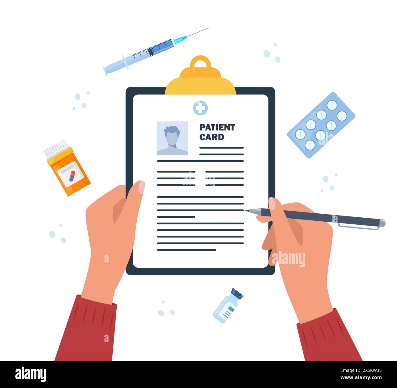 Record analyze view information view Stock Vector Images - Alamy