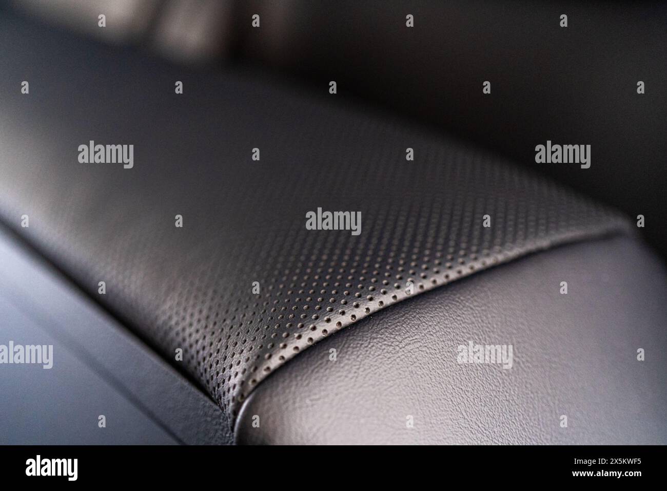 Detailed View of Tesla Cybertruck Luxurious Back Seats Stock Photo - Alamy