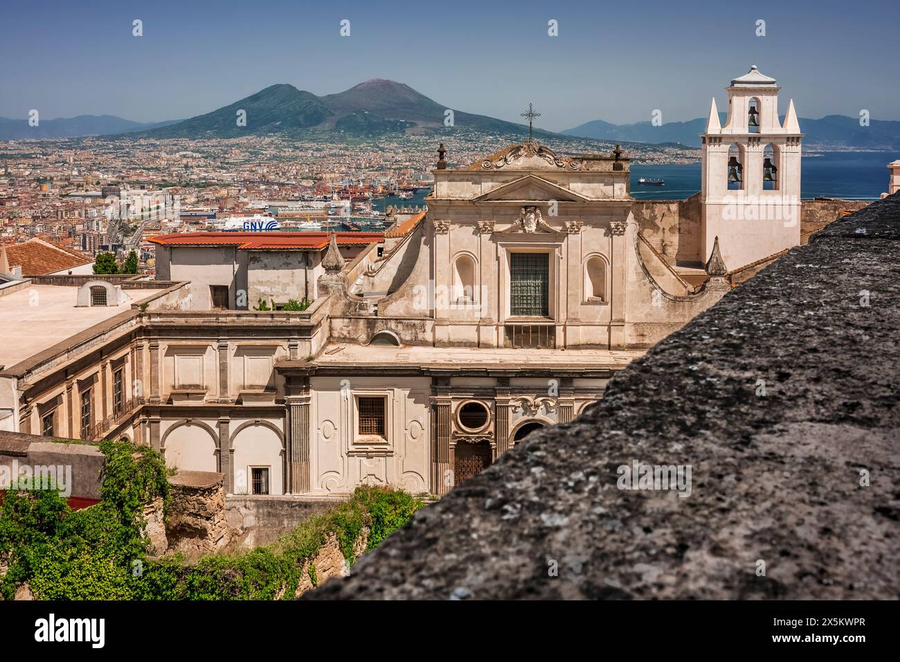 from Castel Sant'Elmo in Naples it is possible to enjoy a breathtaking ...