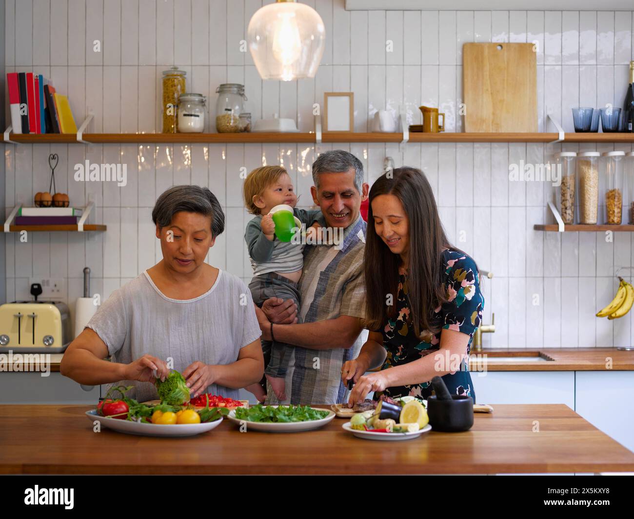 Person preparing fresh food in hi-res stock photography and images - Alamy