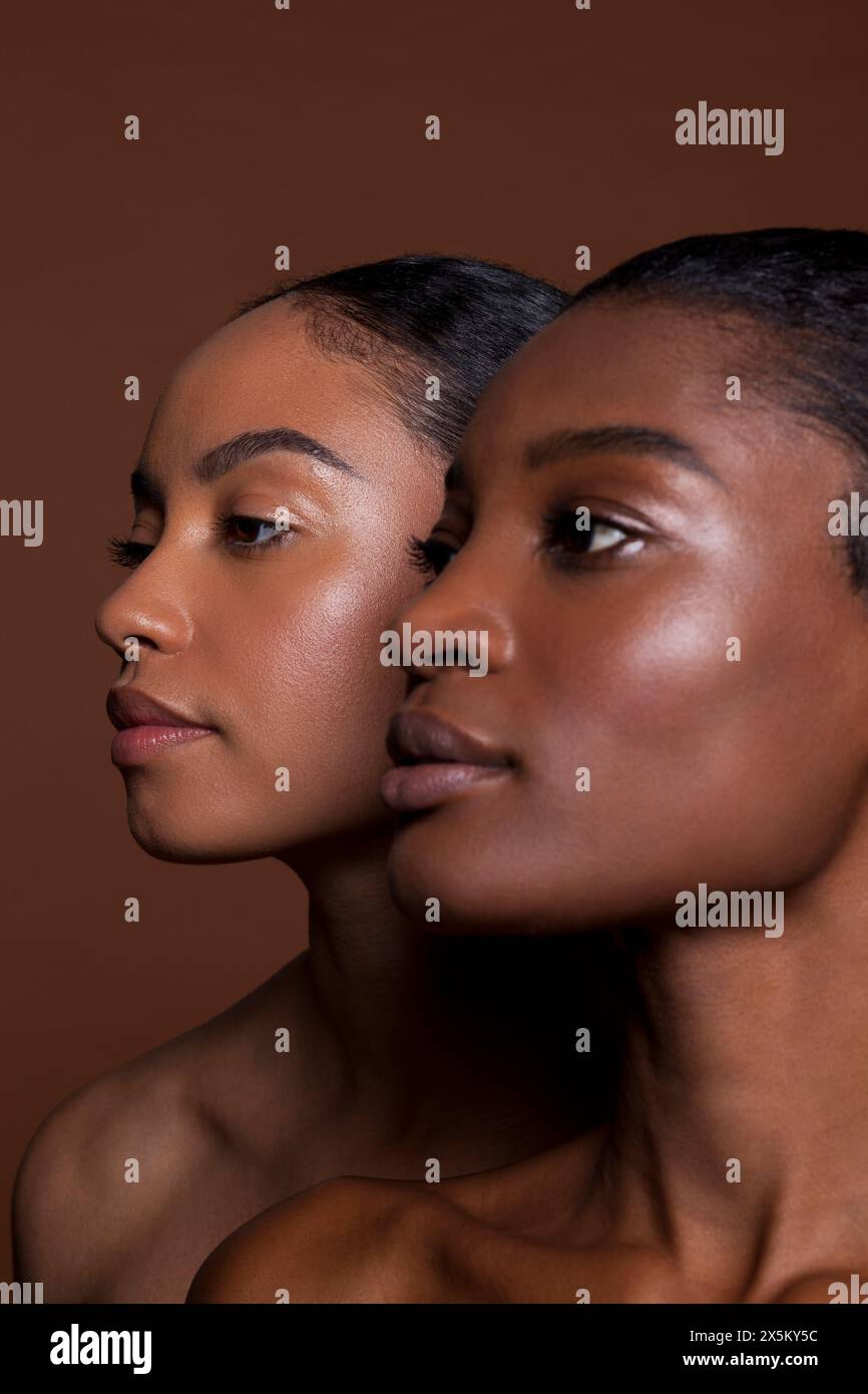 Back view young ethnic hi-res stock photography and images - Alamy