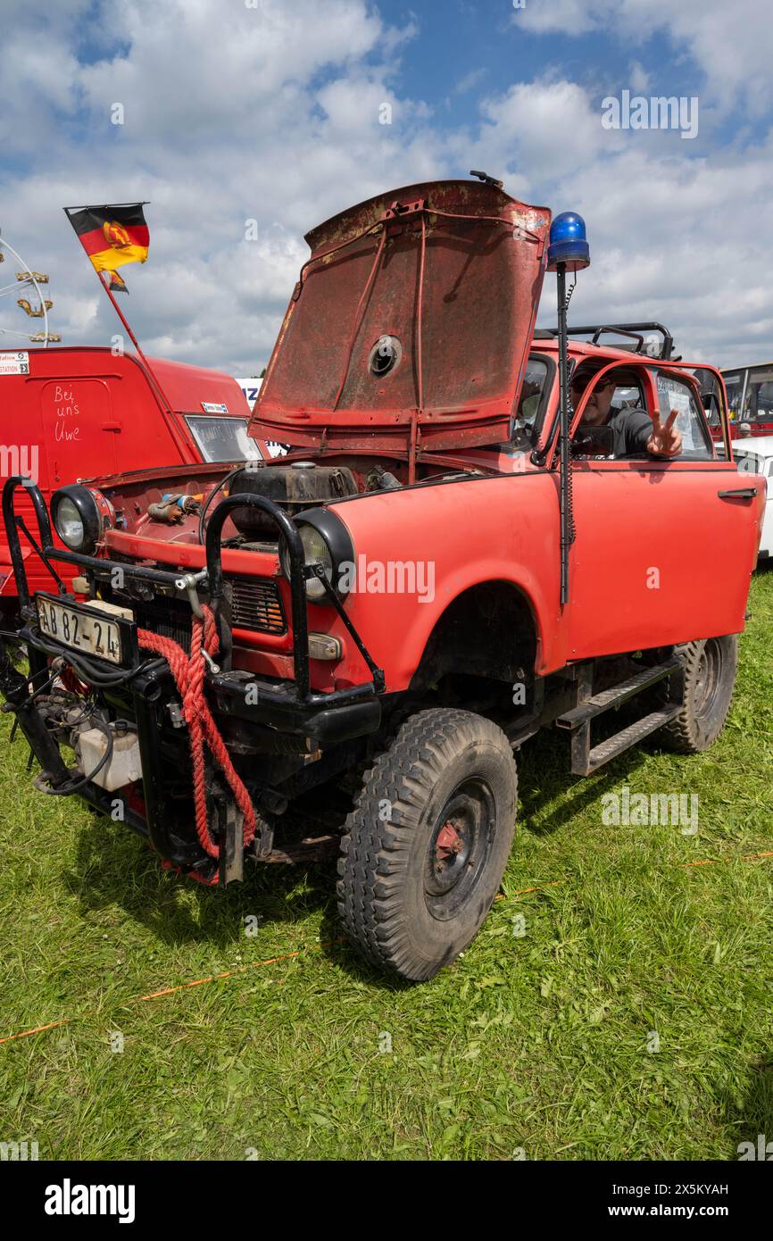 10 May 2024, Mecklenburg-Western Pomerania, Anklam: Uwe Fiebig from ...