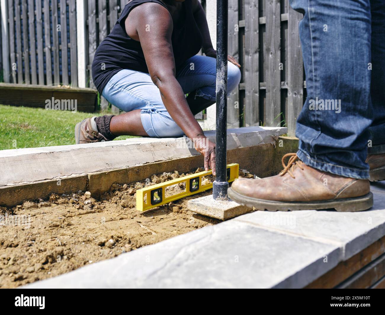 Black construction in construction yard hi-res stock photography and ...