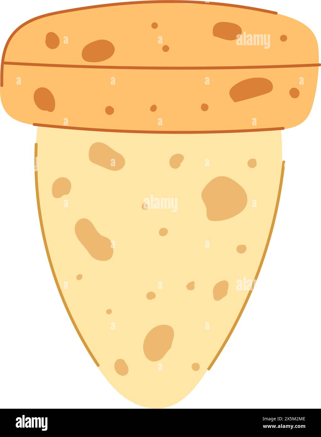 glass wine cork bottle cartoon vector illustration Stock Vector Image ...