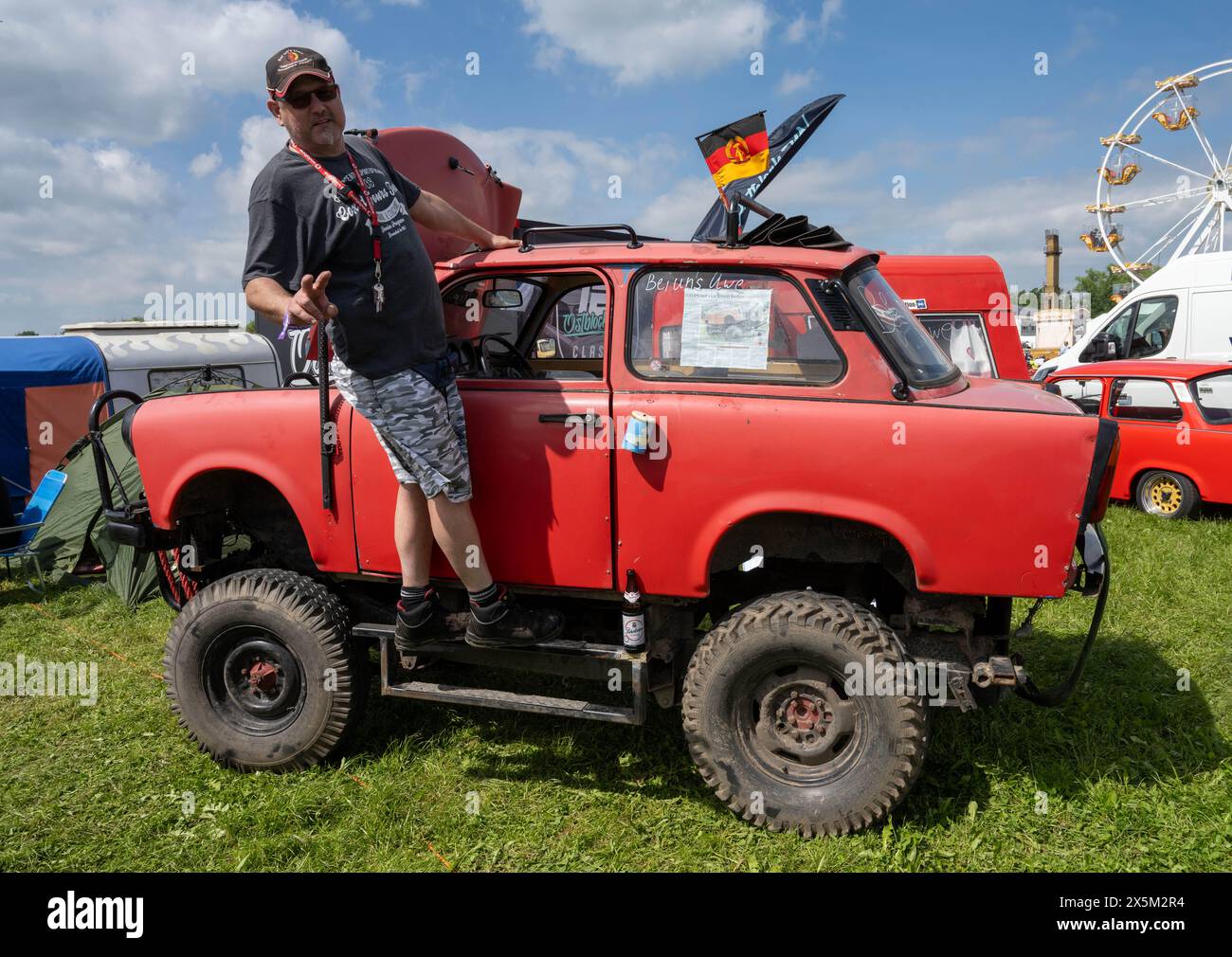 10 May 2024, Mecklenburg-Western Pomerania, Anklam: Uwe Fiebig from ...