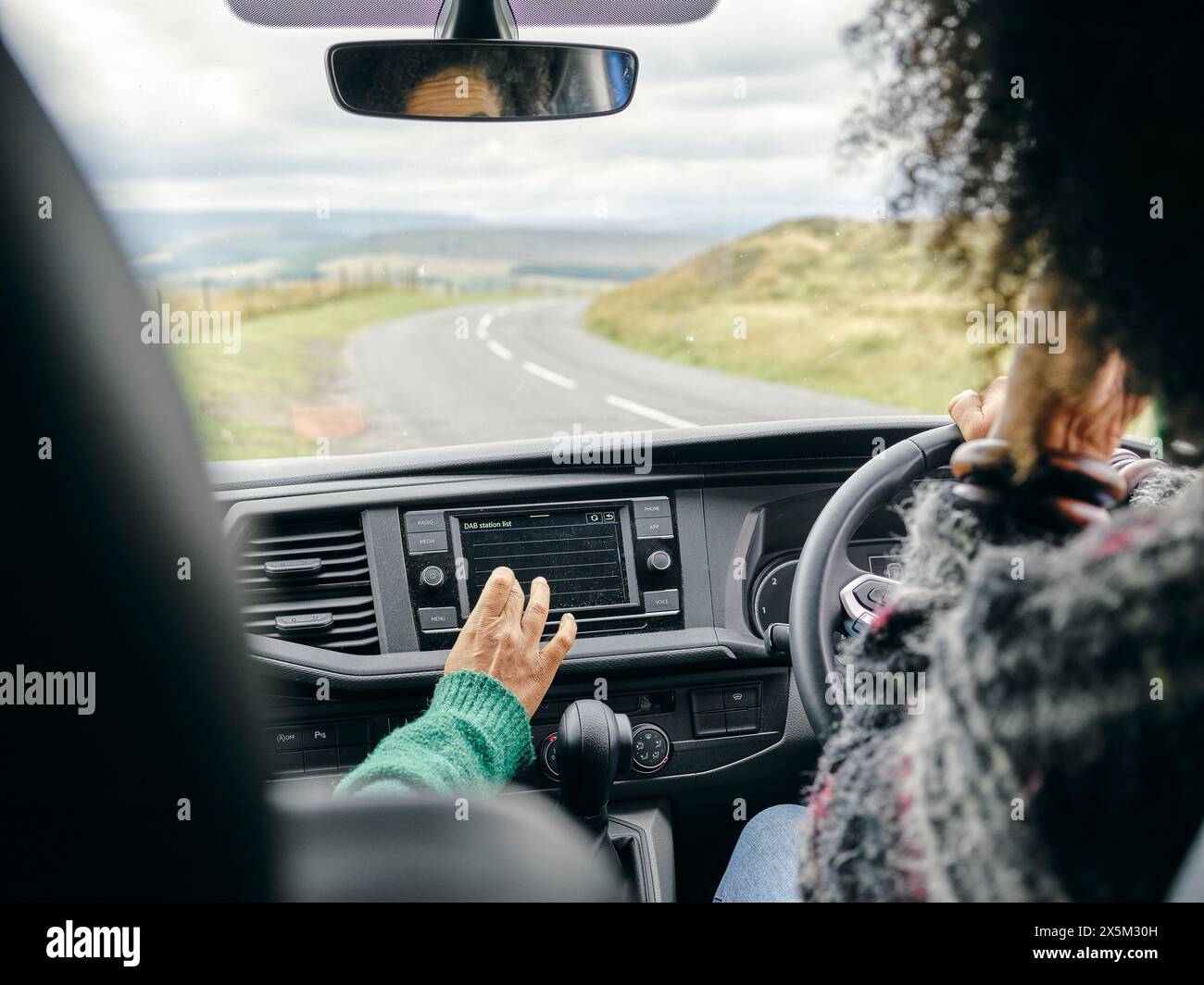 Women traveling by car Stock Photo - Alamy
