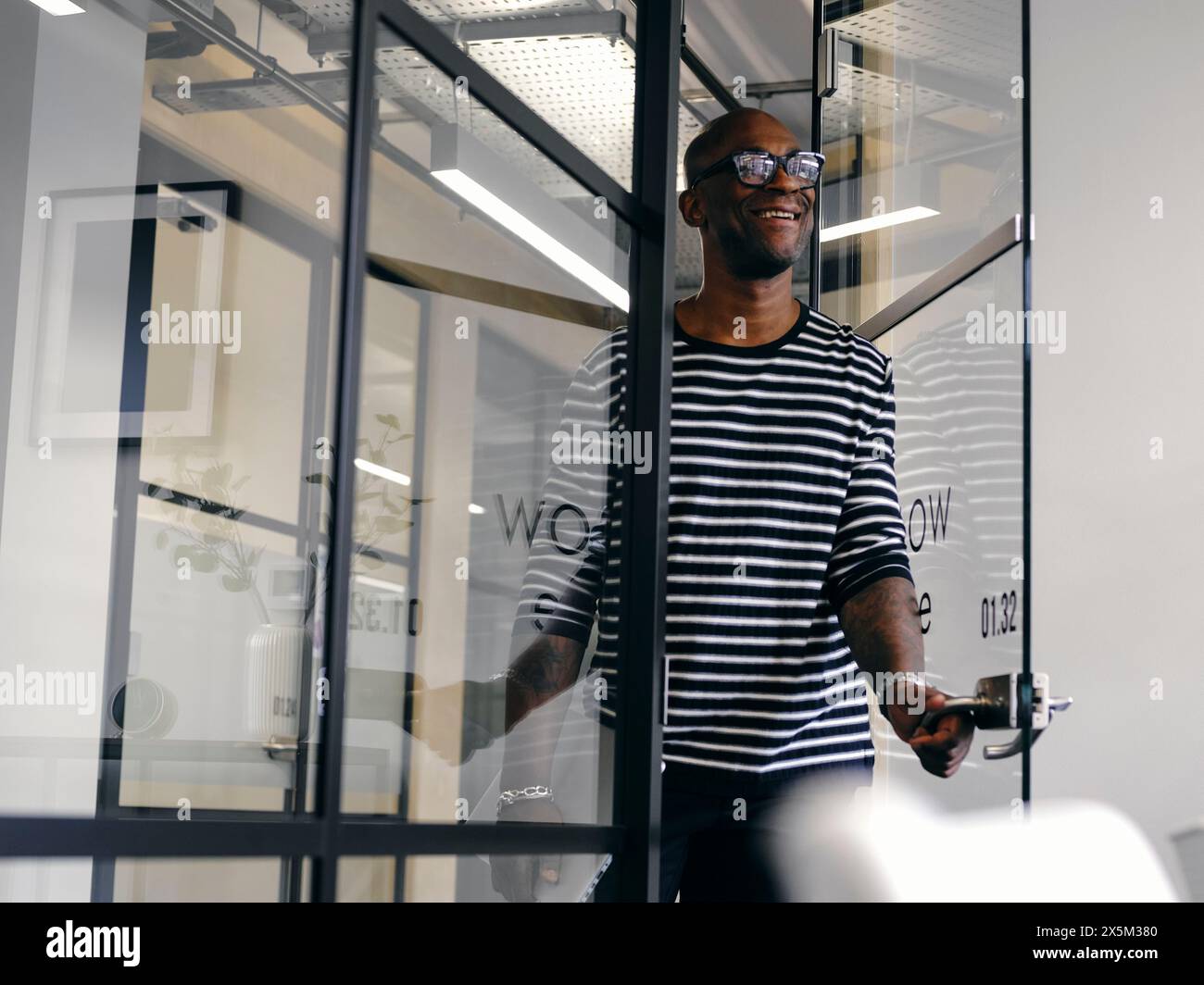 Entering man hi-res stock photography and images - Alamy