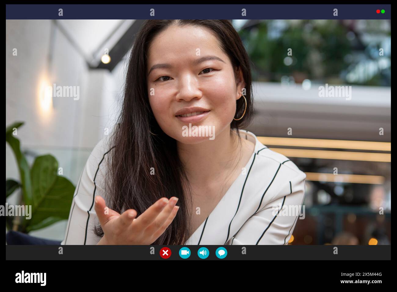 Woman gesturing in business hi-res stock photography and images - Alamy