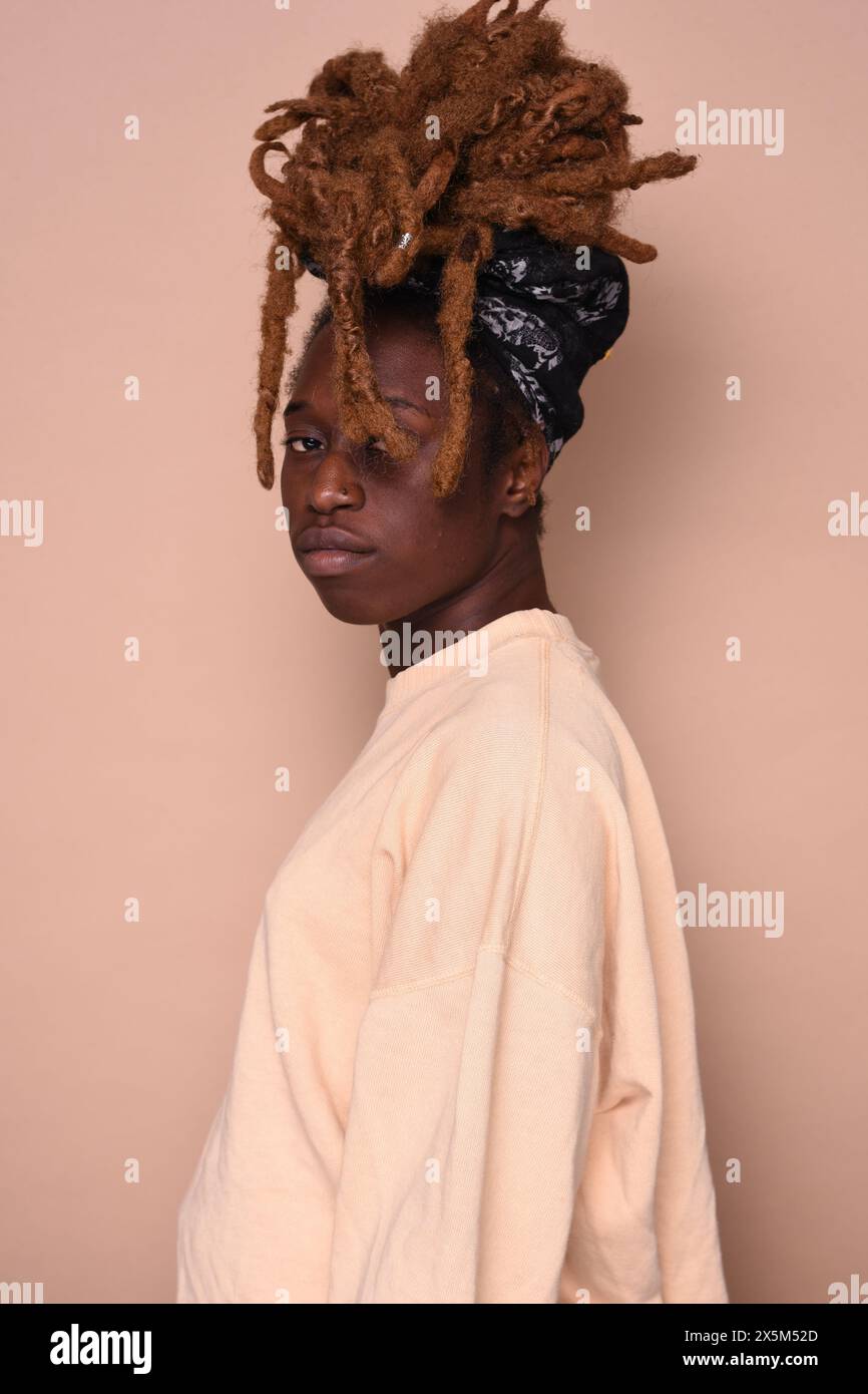 Woman dreadlocks shot up hi-res stock photography and images - Alamy