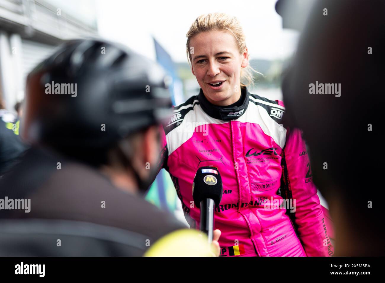 BOVY Sarah (bel), Iron Dames, Lamborghini Huracan GT3 Evo2, portrait ...