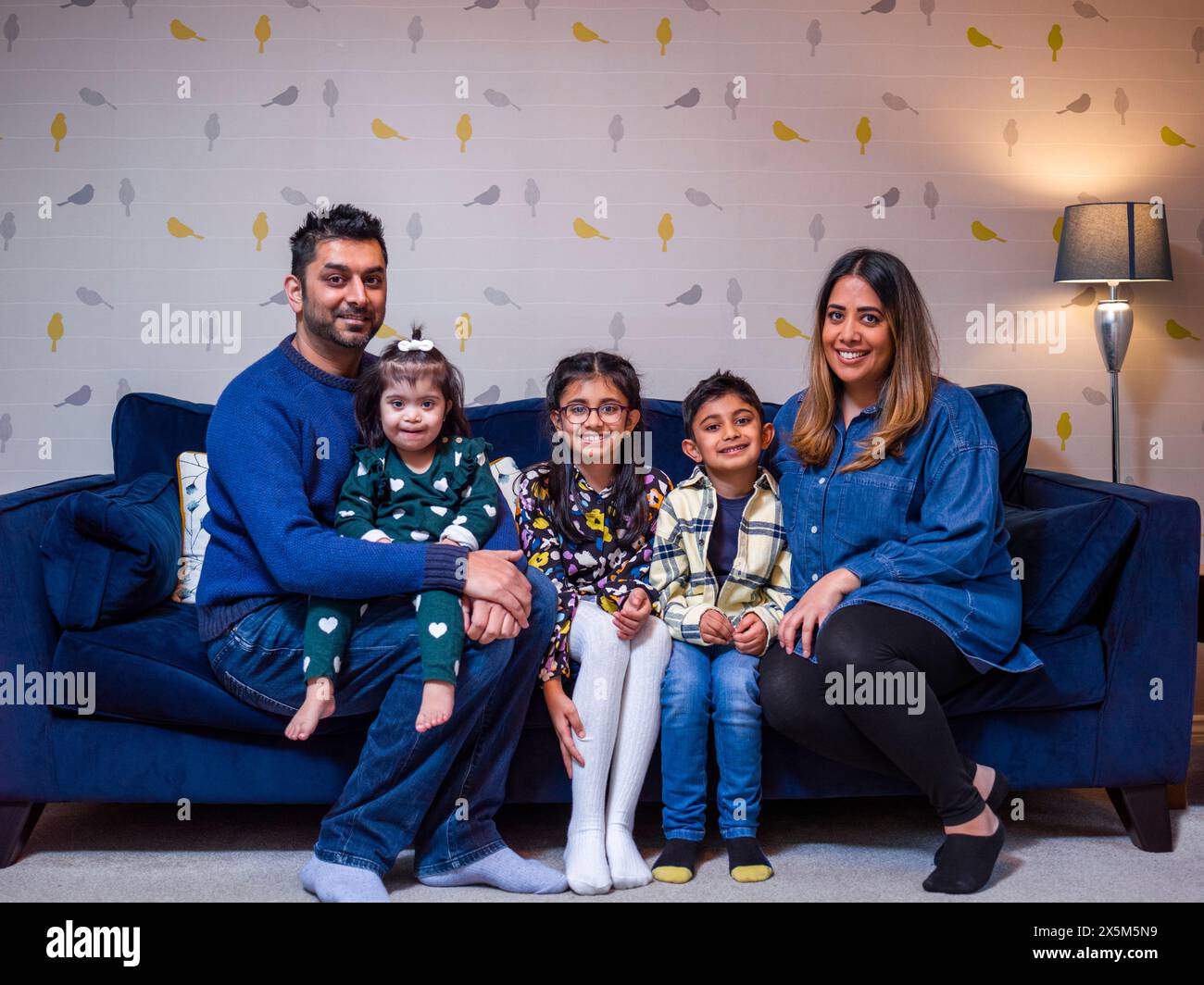 Family with children hi-res stock photography and images - Alamy
